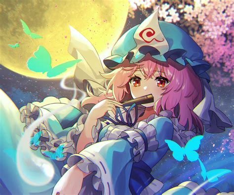1321888 Touhou Hd Yuyuko Saigyouji Rare Gallery Hd Wallpapers