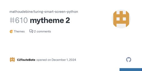 Mytheme 2 · Mathoudebine Turing Smart Screen Python · Discussion 610