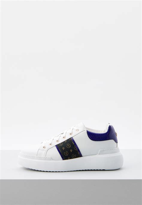 Кеды Pollini, цвет: белый, RTLACQ019501 — купить в интернет-магазине Lamoda