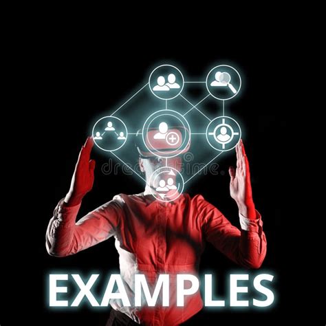 Conceptual Display Examples Business Idea Photo Sample Model To Follow