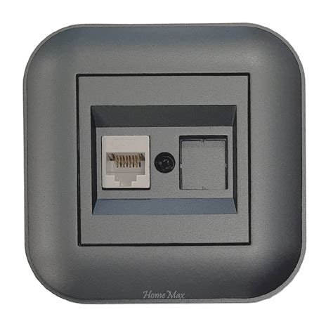 Розетка Rj45 Cat6 фюм Loft 05037377 на топ цена — Home Max Ex Baumax