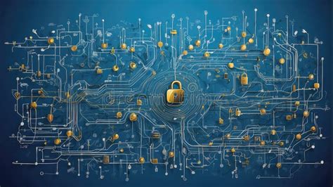 Cyber Security Internet And Network World Stock Image Image Of