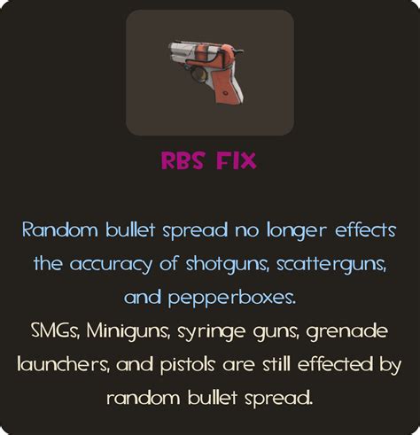 random bullet spread fix r tf2weaponideas