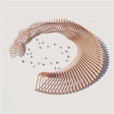 Rotated Polygon Arch Tunnel Pavilion Parametric Architecture Pavilion Design Pavillion Design