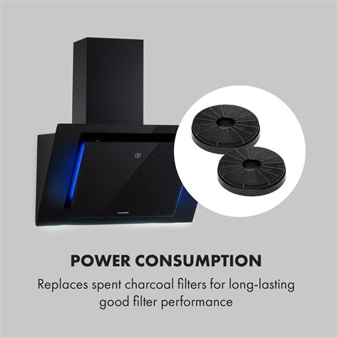 Activated Charcoal Filter For Cooker Bonnets 2 X Filter Air Recirculation Mode