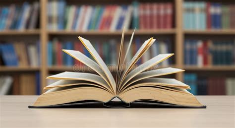 Open Book In Library Dive Into Knowledge And Imagination Explore Literature Education And The
