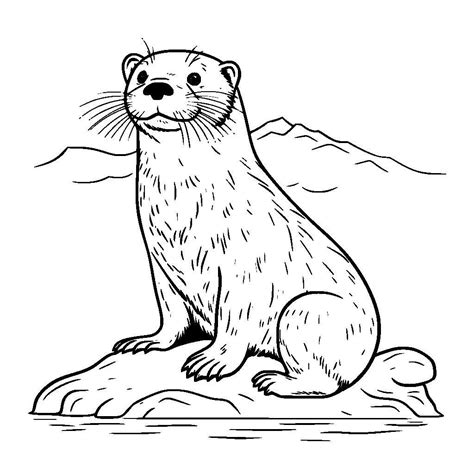 Free Otter Svg K40 Laser Cutter