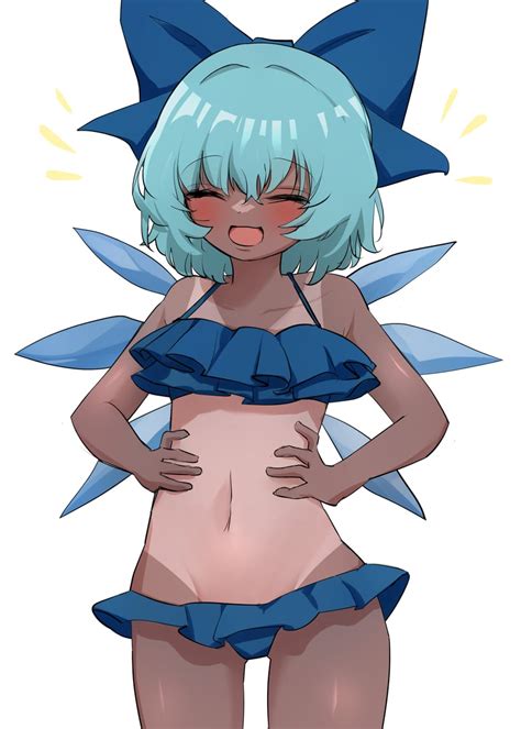 Cirno And Tanned Cirno Touhou Drawn By Mikan Manmarumikan Danbooru