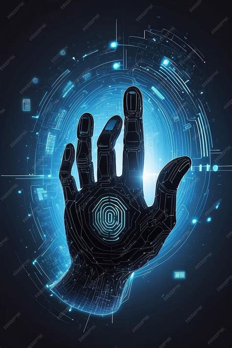 Premium Photo Internet Security Fingerprint Scanning Unlock And