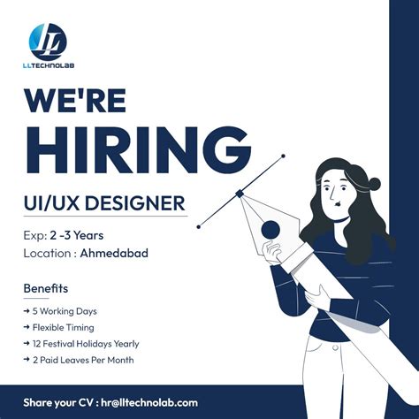 Ll Technolab Pvt Ltd On Linkedin Uiuxdesign Hiring Hiringnow