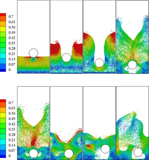 Particle Distribution In A Fluidized Bed With An Immersed Free Moving Download Scientific
