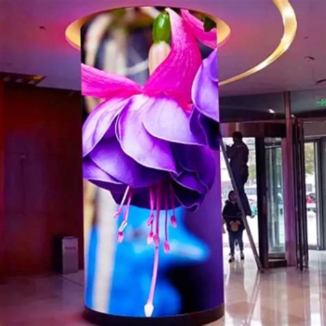 P3 P4 Led Signage Indoor Flexible Round Circular Curved Soft Led