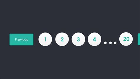 Free Pagination Designs Page Navigation PSD