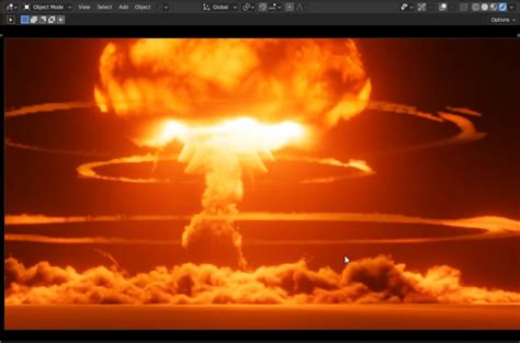 atomic explosion blender eevee r blender