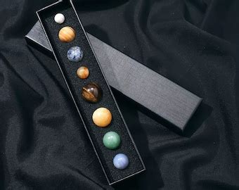 Crystal Gemstone Balls Solar System Gemstone Ball Sphere Nine Planets ...