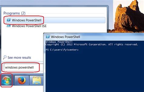 Start Windows PowerShell