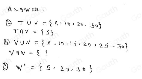 Solved Let S 5 10 15 20 25 30 Be The Sample Space Of An Experiment