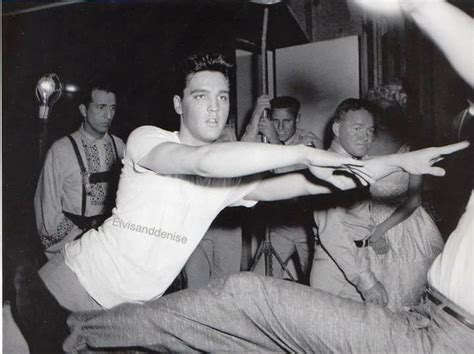 Elvis Presley On The Set Of G I Blues 1960