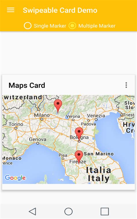 Swipeable Card Demo Amazonアプリストアのアプリ