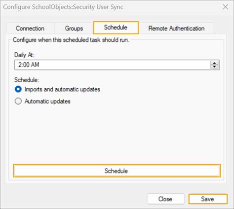 setting up active directory user syncing