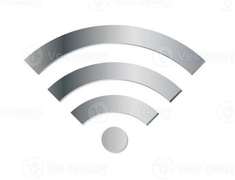 Steel Wifi Symbol 46680560 Png