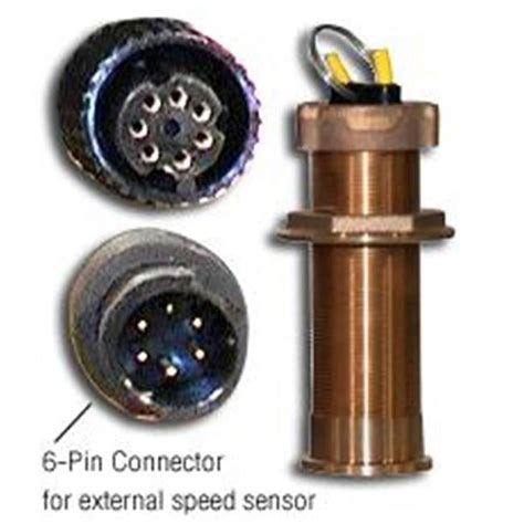 Furuno 235dht Lmse Bronze Thru Hull Digital Depth And High Precision Temp Sensor 7 Stem And High