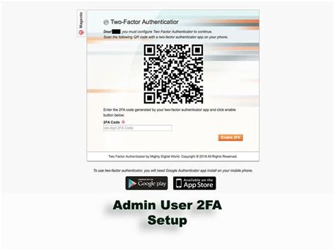 Two Factor Authenticator Extension For Magento By Mightydigitalworld Codester