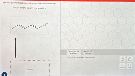 Solved Draw An Equivalent Resonance Structure That Minimizes Chegg