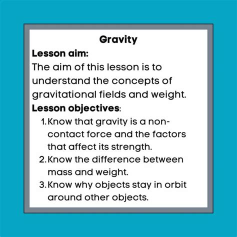 Gravity By Cmgs Science Lessons Tpt