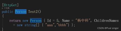 杨中科 Aspnetcore Webapi 控制器及返回值、参数问题netcore Swagger返回值格式 Csdn博客