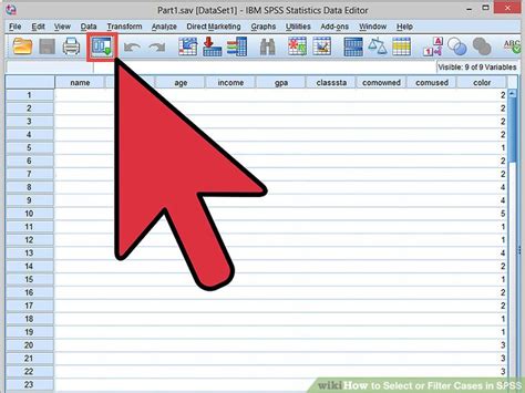 How To Select Or Filter Cases In Spss 6 Steps With Pictures