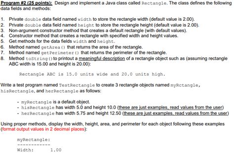 Solved Program Points Design And Implement A Java Chegg