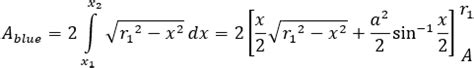 Two Circles Intersection Calculator