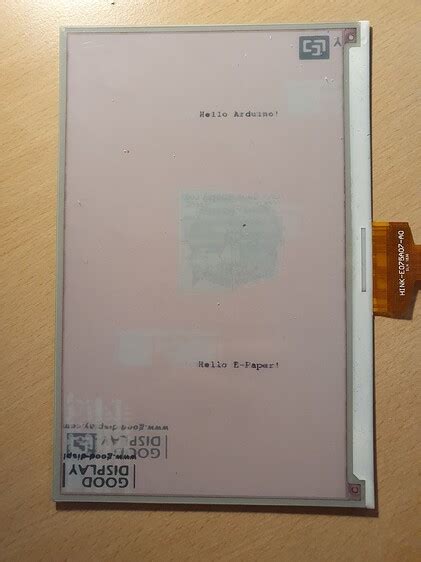 Good Display Epaper For Arduino Page 31 Displays Arduino Forum