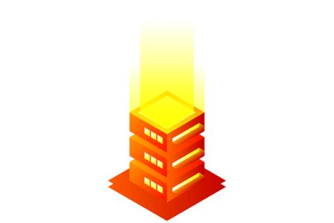 Datacenter Isometric Vector Illustration Computing Graphic Structure