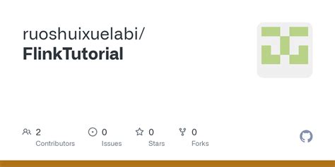 github ruoshuixuelabi flinktutorial
