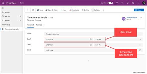 Date And Time Columns In Dataverse The Readyxrm Blog By Nick Doelman