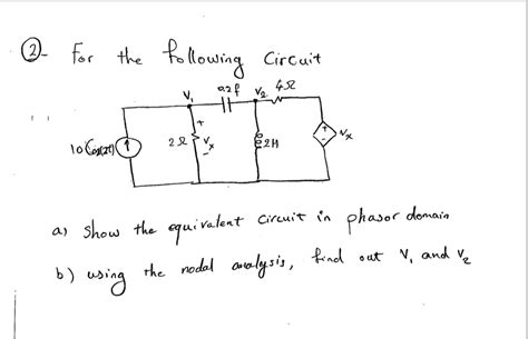 solved for the following circuit show the equivalent