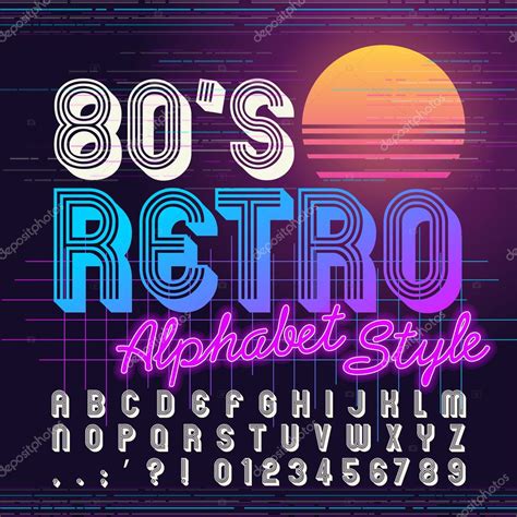Retro Font Alphabet Retro Font Pack Ieditingx Youtube