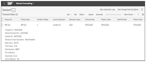 Manual Forecasting In Sap Ibp