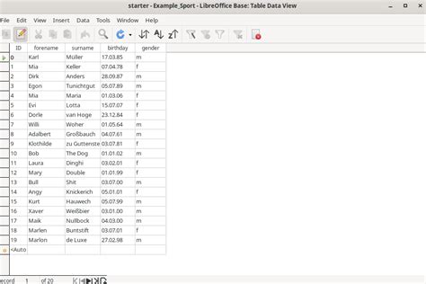 How To Export Libreoffice Base Table Data To Csv Or Spreadsheet