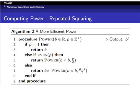 Solved Given A Picture Of Algorithm From Lecture Notes Chegg