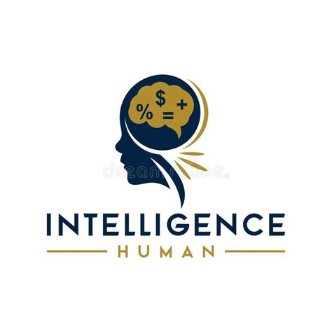Logo Illustration Of Human Intelligence Stock Vector Illustration Of