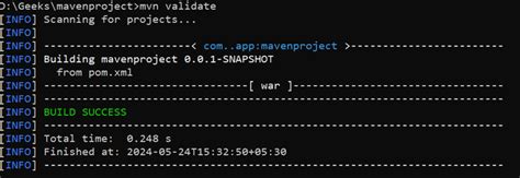 Maven Commands And Options Geeksforgeeks