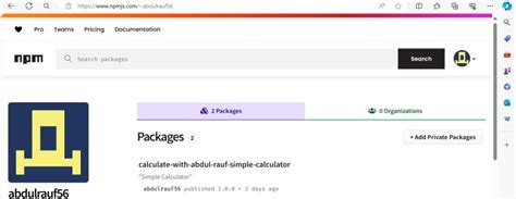 Created A Simple Calculator With Npm Abdul Rauf Rajput Posted On The Topic Linkedin
