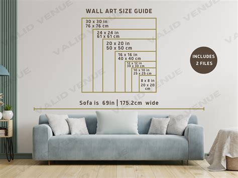 Square Wall Art Size Guide Frame Size Guide Print Size Guide Wall
