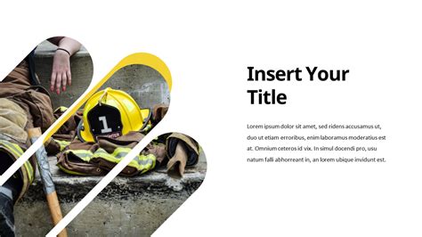 안전 비즈니스 사업 Ppt 템플릿 건설 공사