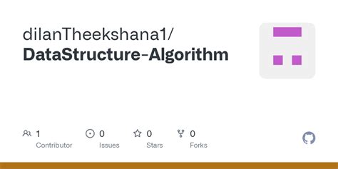 Github Dilantheekshana1datastructure Algorithm