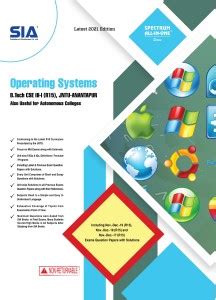 Operating Systems B Tech III Year I Sem CSE R15 JNTU Anantapur Latest 2021 Edition Buy