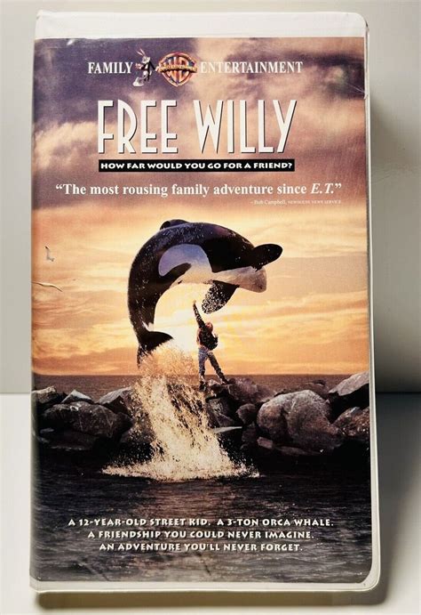 Free Willy Vhs Tape Etsy